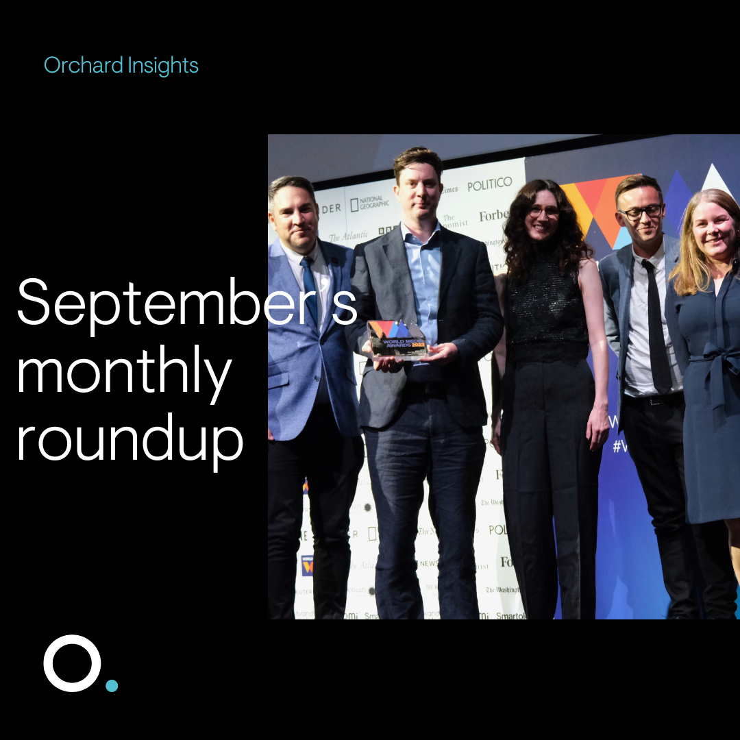 Our September round up - Orchard